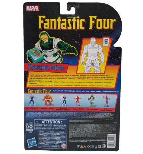 Marvel Legends Psycho Man Retro Fantastic Four Action Figure