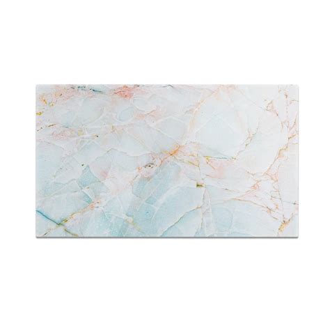 Szklana Deska Do Krojenia HOMEPRINT Niebieski Marmur 60x52 Cm