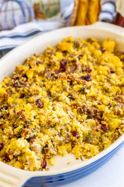 Sausage Cornbread Stuffing Sweet Cs Designs