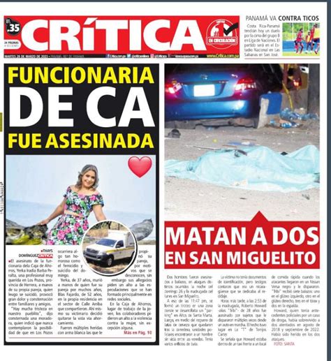 NEXTpanama On Twitter RT As Salazar Portadas Martes 28DeMarzo