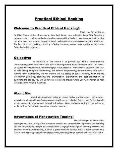 Solution The Art Of Ethical Hacking A Comprehensive Guide To Cyber