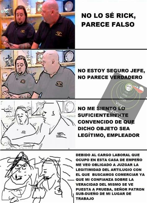 No lo sé rick parece falso sigueme y te sigo Meme subido por Voryz