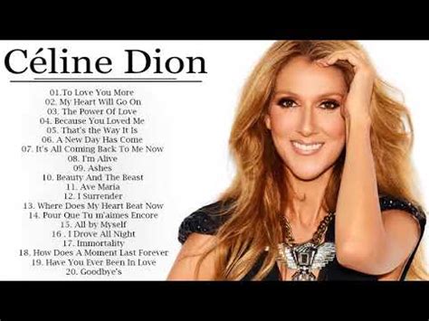 Celine Dion Greatest Hits Full Album Best Songs Of Celine Dion
