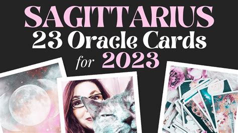 SAGITTARIUS 2023 Epic Oracle Card Tarot Reading For 2023 By