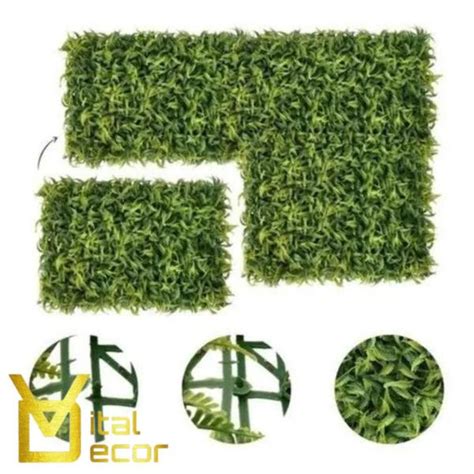 Placa De Samambaia Cheia X Cm Jardim Vertical Artificial Plantas