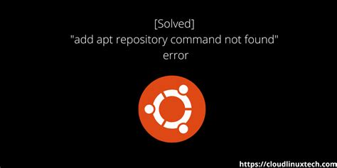 How To Fix Add Apt Repository Command Not Found On Ubuntu Debian Kali