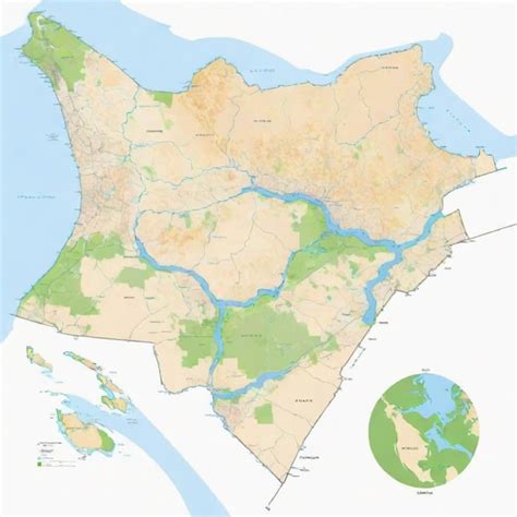 Un Mapa De Los Estados Unidos De Australia Con El Nombre Del Pa S