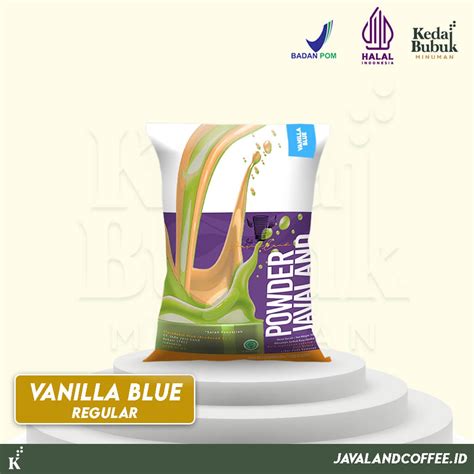 Jual Javaland Bubuk Minuman Rasa Vanilla Blue 1Kg Regular Plain