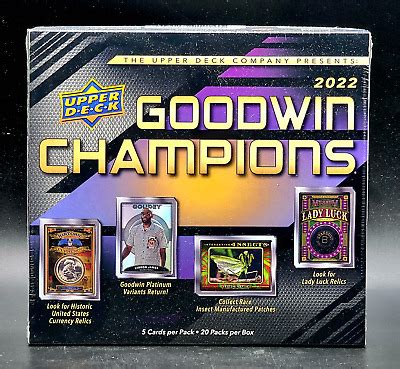 2022 Upper Deck Goodwin Champions Hobby Box 53334980173 EBay