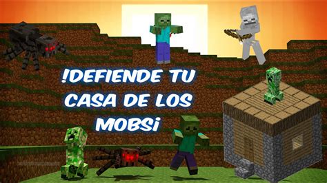 COMO PROTEGER TU CASA EN MINECRAFT PE DEFIENDE TU CASA DE MINECRAFT