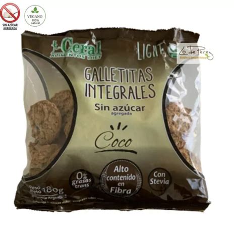 Galletitas Integrales Coco Sin Az Car X Grs Ceral