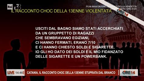 Catania Il Racconto Choc Della 13enne Stuprata Dal Branco Ore 14 Del
