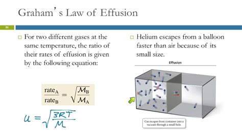 5 9 Mean Free Path Diffusion Effusion Of Gases YouTube