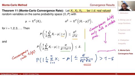 lecture 2021 numerical methods session 07 monte carlo method 2 convergence rates youtube