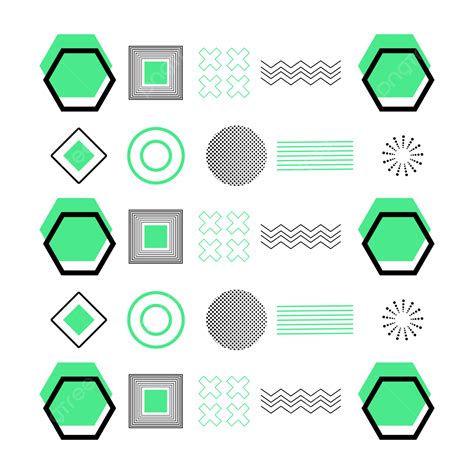 Geometric Abstract Shapes Vector Art PNG Geometric Abstract Flat Shape