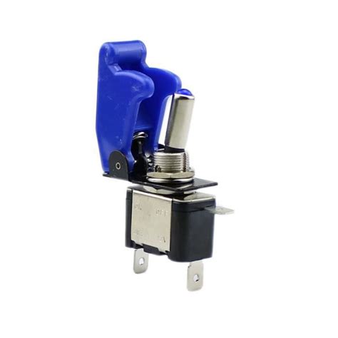 Dark Blue Interrupteur à bascule éclairé Led pour bateau et camion