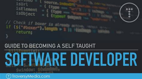 guide to becoming a self taught software developer youtube