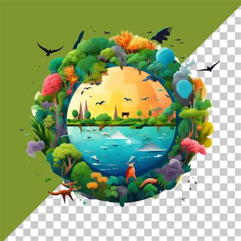 Ilustra O Do Planeta Terra Png Psd Premium