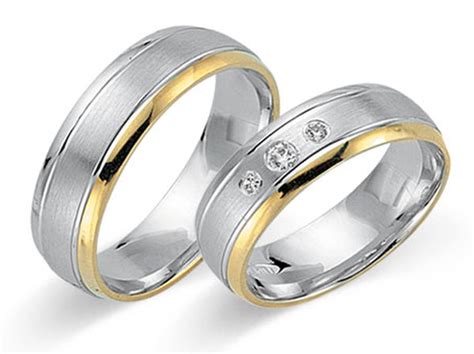 Eheringe CERA3020 aus Weiß Gelbgold online bestellen