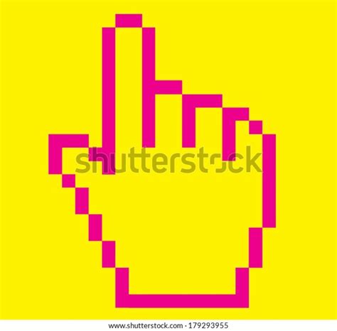 Mouse Pointer Hand Vector Stock Vector Royalty Free