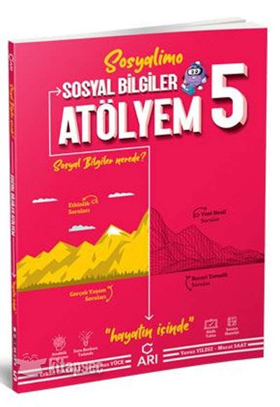 5 Sınıf Sosyalimo Sosyal Bilgiler Atölyem Arı Yayıncılık 9789758372805