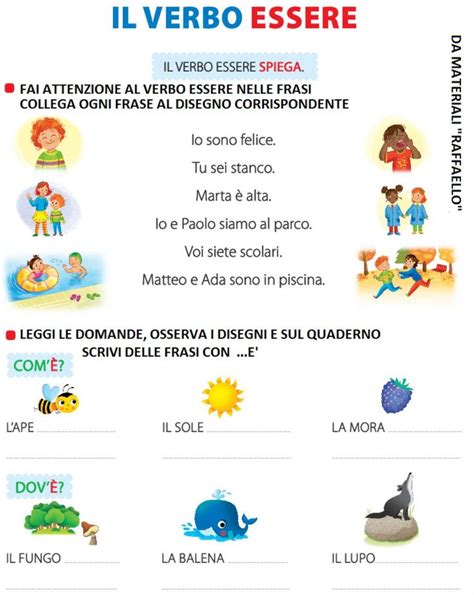 Verbo Essere Interactive Worksheet Interactive Online Activities