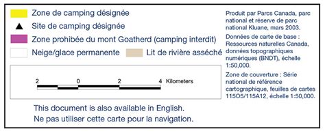 Restrictions concernant le camping et les excursions sur la rivière