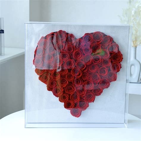 Luxury Customization Forever Eternal Real Preserved Rose In Acrylic