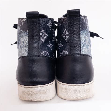 Louis Vuitton X Chapman Brothers Savane Monogram High Top Sneakers