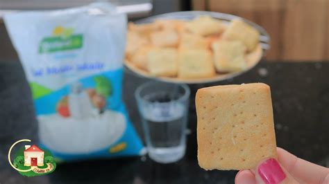 BOLACHA ÁGUA E SAL TESTANDO A RECEITA YouTube