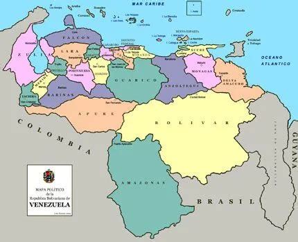 El Dibujo Del Mapa De Venezuela Con Sus Estados Y Sus Capitales Imagui