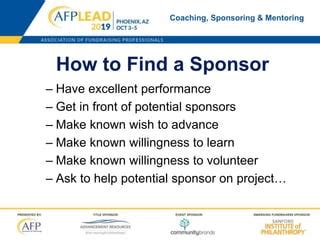 Mentorship Coaching And Workplace Sponsorship Ppt