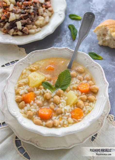 Puchero Andaluz con pringá receta de cocido andaluz PequeRecetas