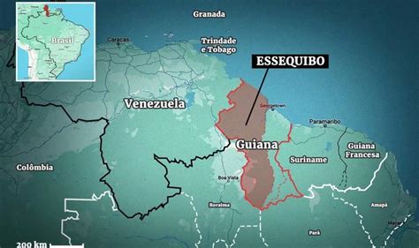 Essequibo brasileiro parte do território que a Venezuela quer anexar