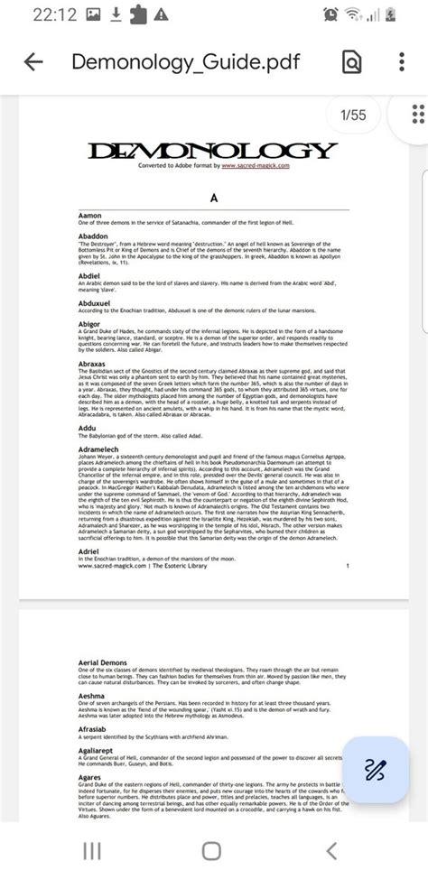 Papers Of Demonolatry Ebookz Magic Book