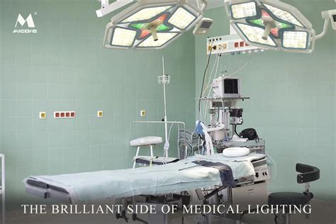 MICARE MAX LED E700 700 Hospital Double Dome Surgical Light Medic