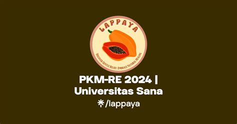 Pkm Re Universitas Sana Instagram Tiktok Linktree