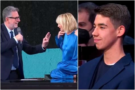 Il Figlio Di Fabio Fazio Per La Prima Volta A Che Tempo Che Fa Luciana
