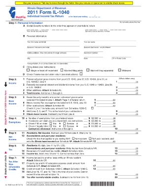 Fillable Online Tax Illinois Il X Illinois Department Of Revenue