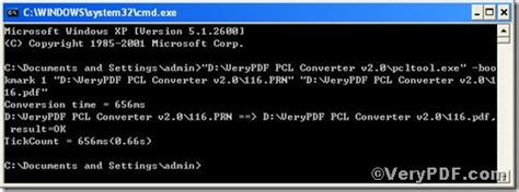 convert prn to pdf and add pdf bookmark via command line verypdf knowledge base