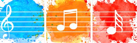 tríptico música Music canvas wall art TenStickers