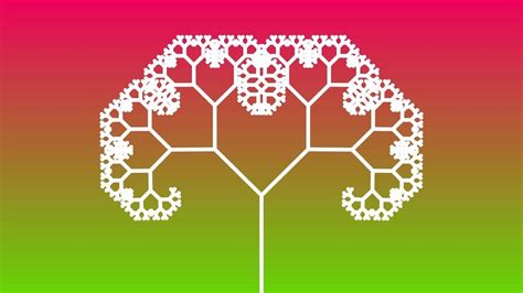 recursive fractal trees the coding train