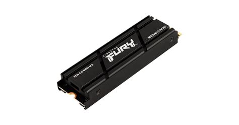 Kingston FURY Renegade Heatsink 4 TB Unidad de estado sólido negro