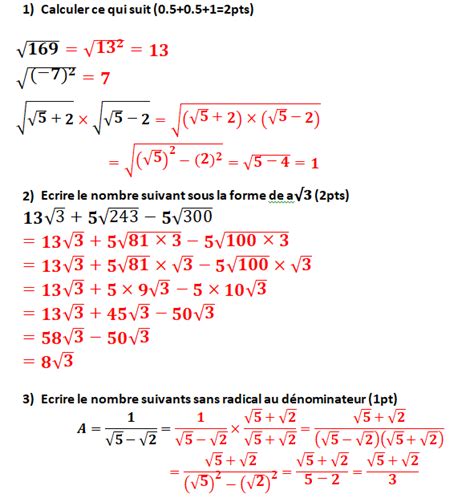 Correction De Devoir Maison De Math 3Eme Ventana Blog