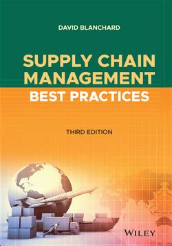 Supply Chain Management Best Practices Rd Edition Book