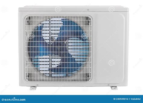 Ar Condicionado Isolado Em Branco Foto De Stock Imagem De Quente