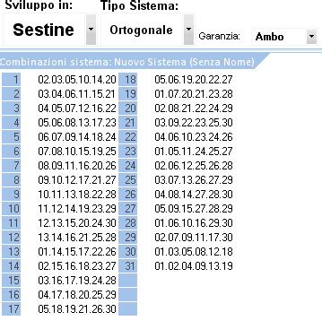 30 Numeri In 31 Sestine