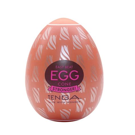 Tenga Easy Beat Egg Cone Stronger Jednorazowy Masturbator W Kształcie