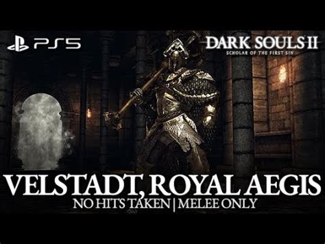 Velstadt The Royal Aegis Boss Fight No Hits Taken Melee Only Dark