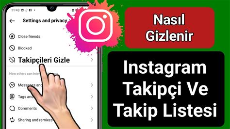 Instagram Takipçi Takipçi Listesi Nasıl Gizlenir 2023 YouTube